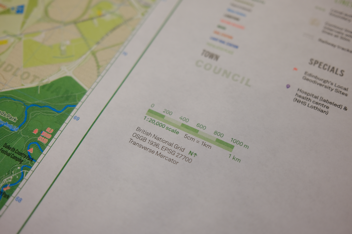 Flat Edinburgh Urban Nature Map – UrbanGood
